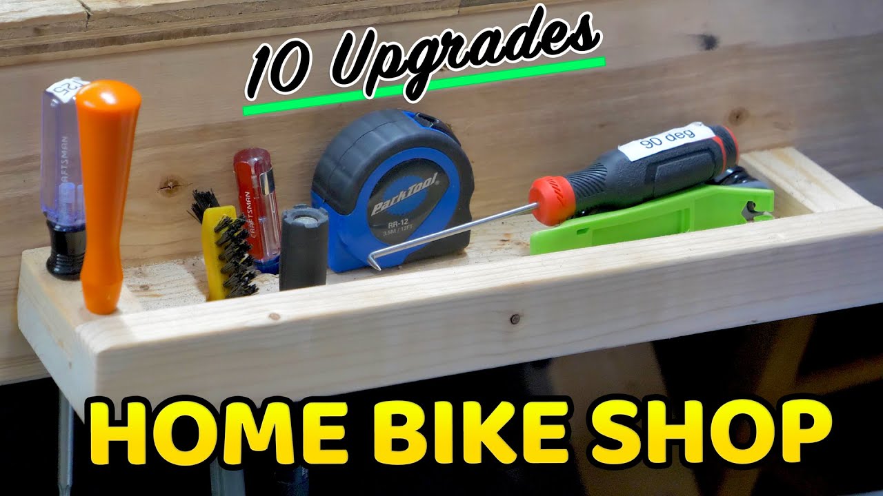 10 Home Bike Shop Upgrades that aren't Wrenches - YouTube