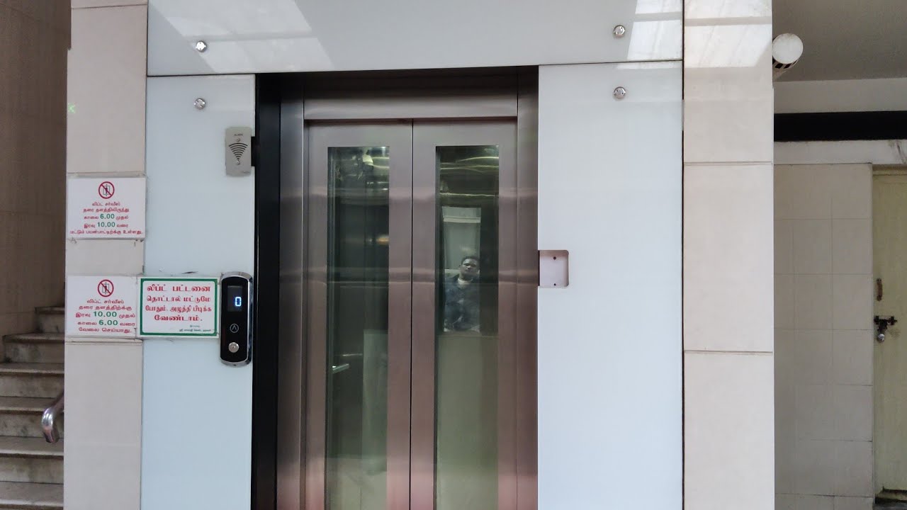 Lift 🛗 Elevators glass door open 😱 /demo /black caps machi - YouTube
