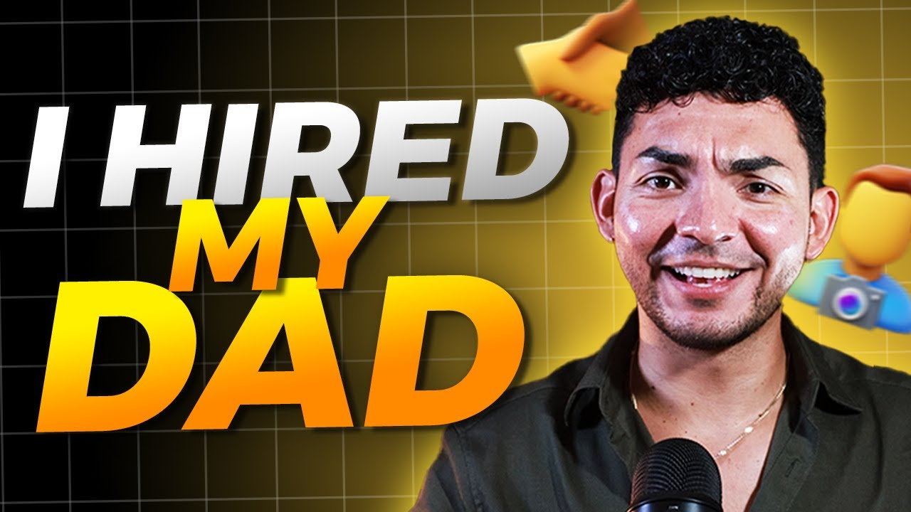 I hired my dad as my second photographer - YouTube