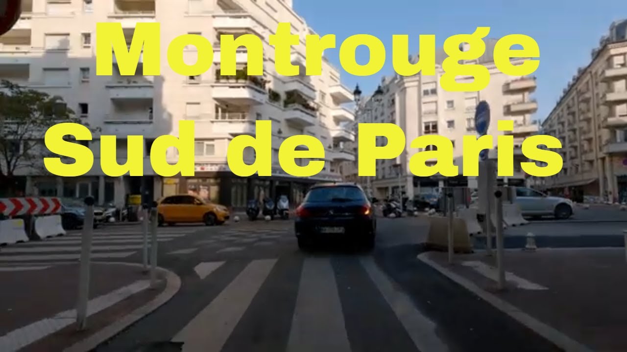 Montrouge-Sud de Paris - Driving- French region - YouTube