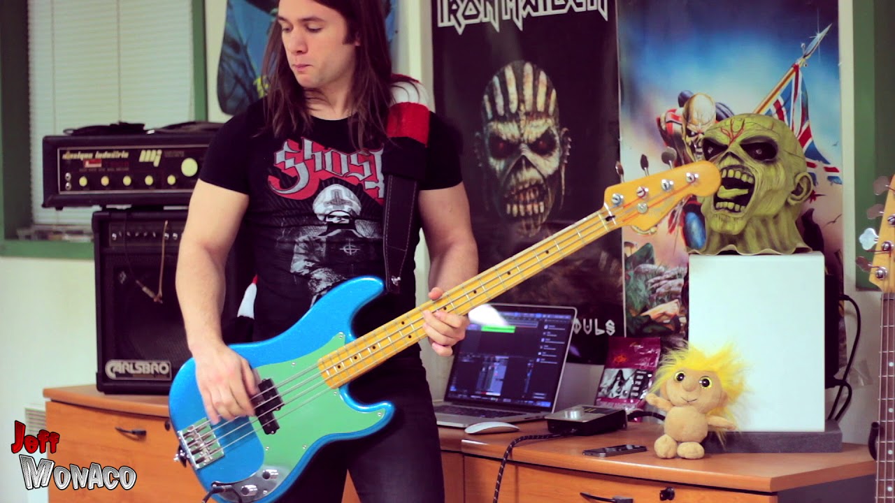 Iron maiden - Gates Of Tomorrow Bass Cover - YouTube