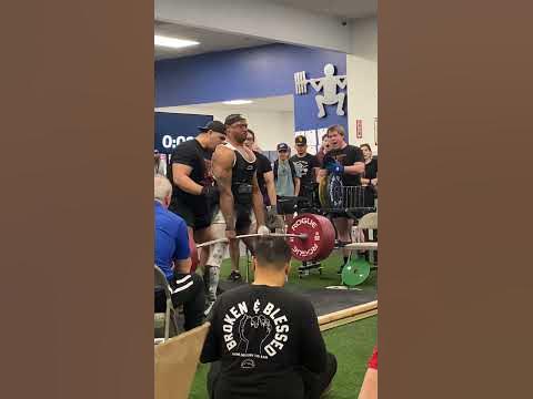 Cory Jenkins 837 National record deadlift in the USPA drug free meet 2/18/23 at Tucson strength ...