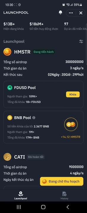 Hướng dẫn tham gia Binance Launchpool Hamster Kombat (HMSTR) #launchpool - YouTube