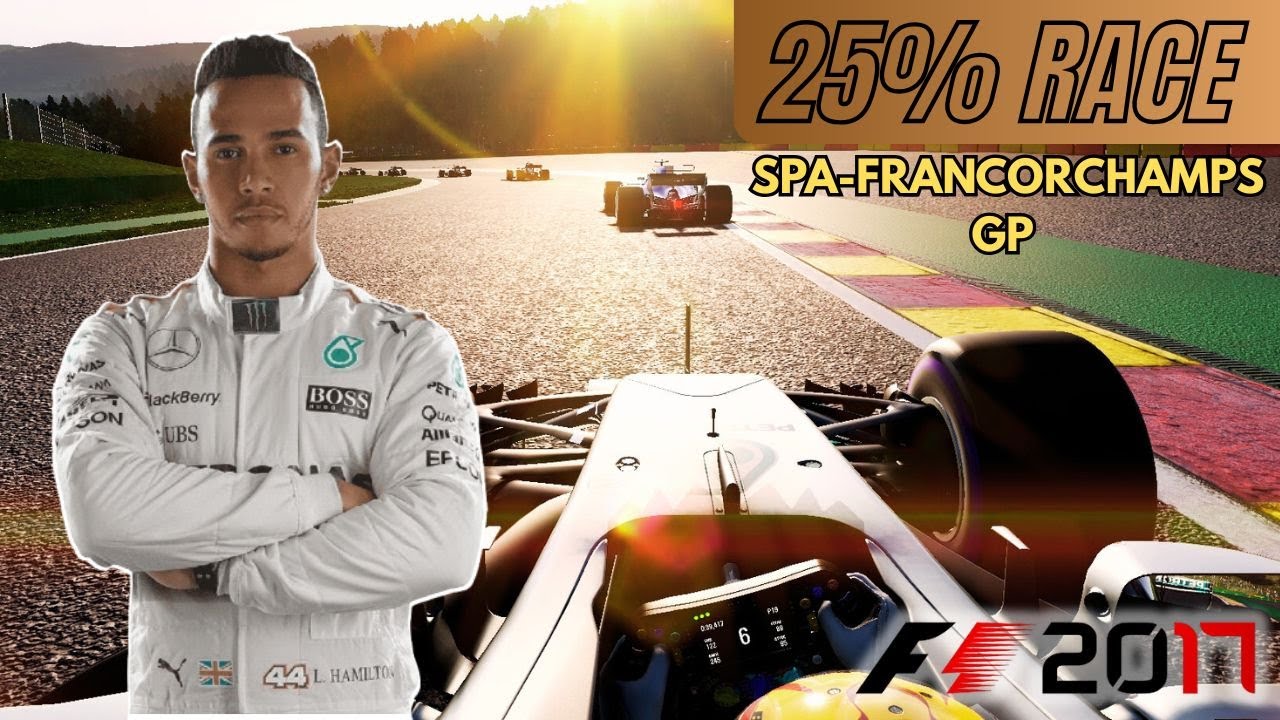 LEWIS HAMILTON Mercedes-AMG F1 W08 EQ Power+ | Spa-Francorchamps Sunset ...