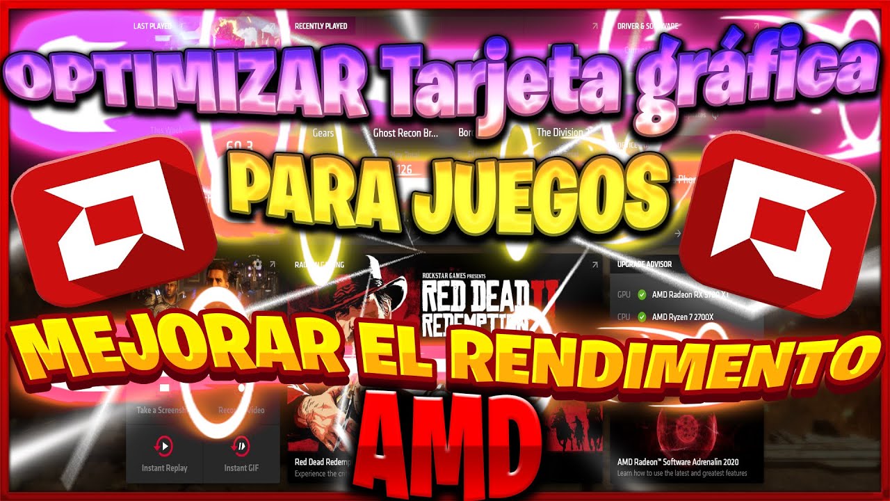 COMO OPTIMIZAR Tarjeta gráfica AMD Radeon para JUEGOS | AJUSTES para ...