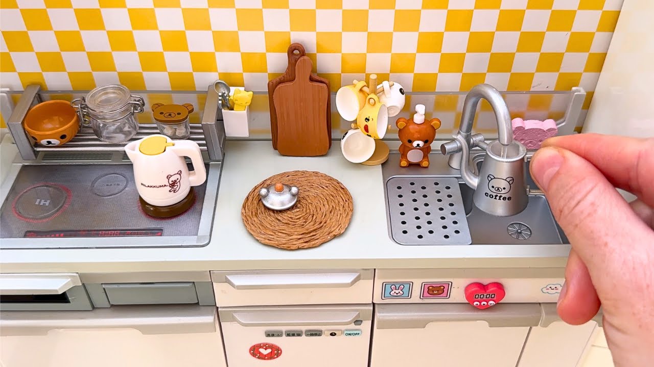 Best of Miniature Cooking Compilation 💛 Mini kitchen set 💛 Re-ment ...