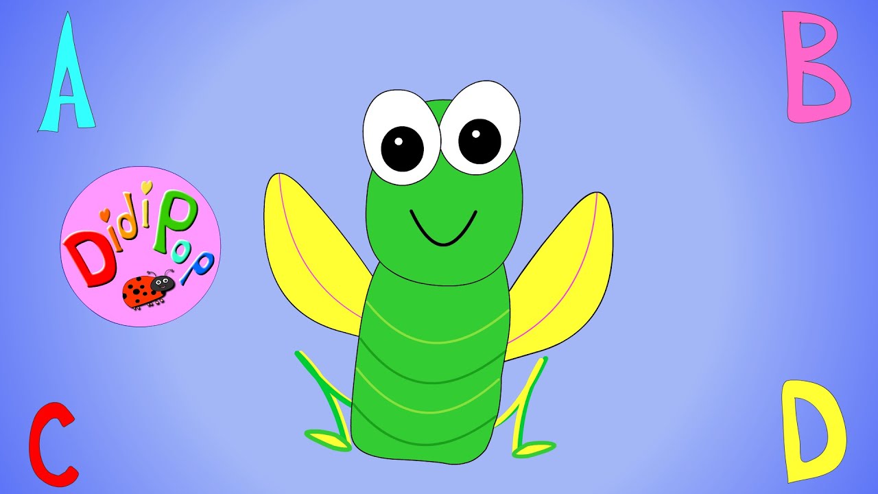Cricket ABC: Hear Me Sing (in Blue)| Cricket Song Preschool with ...