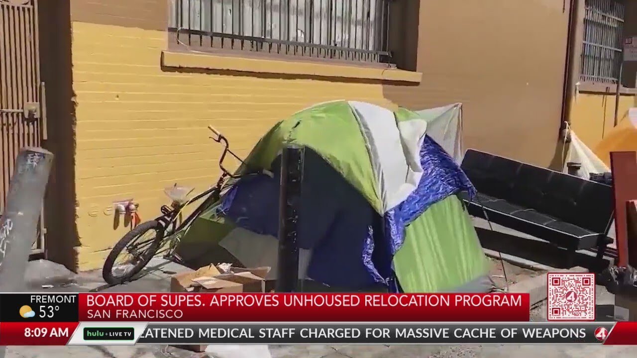 San Francisco supes approve unhoused relocation program - YouTube