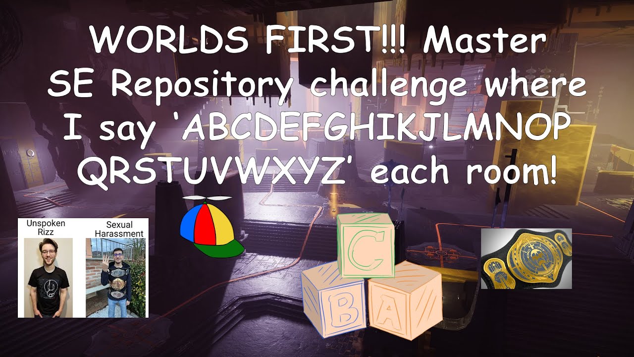 WORLD'S FIRST!!! Master SE Repository challenge where I say ...