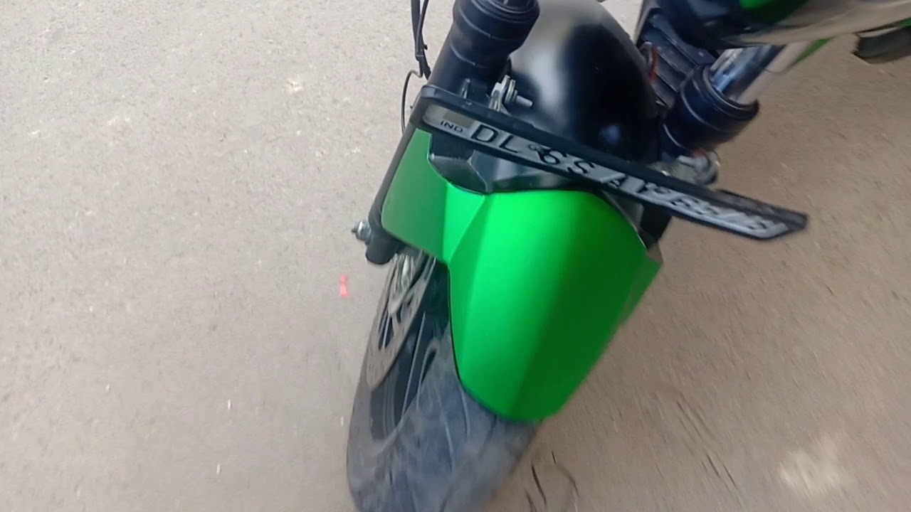 Dominar 400 Wrap Royal Green New Virgin - YouTube