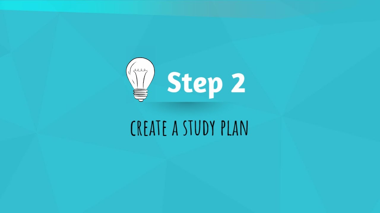 Create A Study Plan YouTube Create A Study Plan YouTube