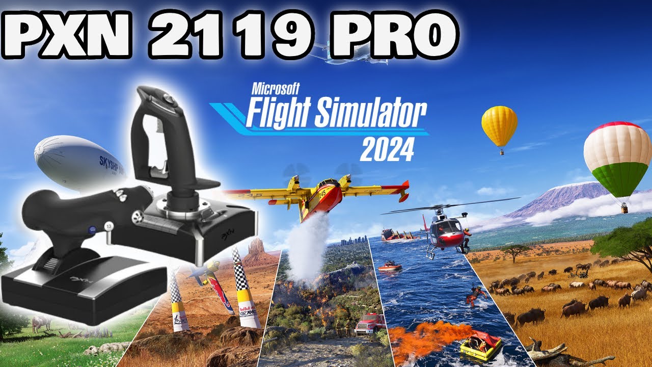 Joystick PXN 2119 PRO para Flight Simulator 2024 - YouTube