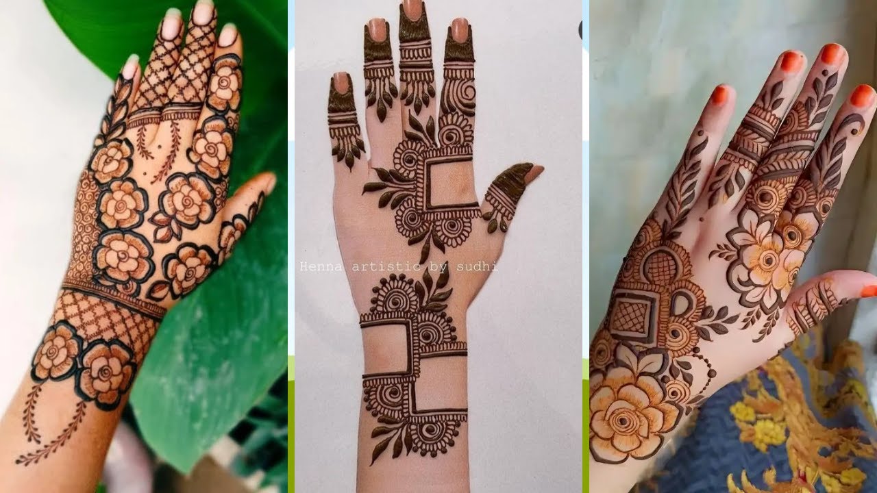 Most Beautiful Mehndi Design Collection|Beginner Mehndi Design|Mehndi ...
