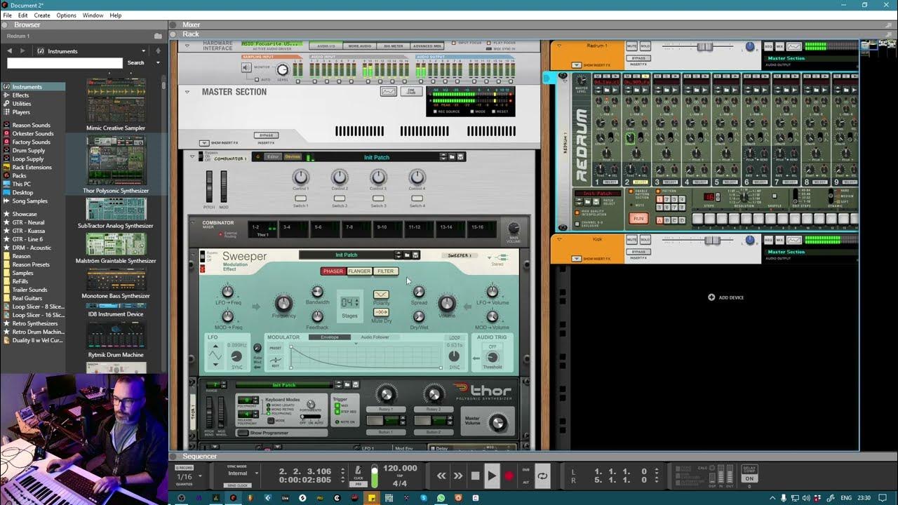 How to Sidechain in Reason 12 - Audio and Envelope Methods - YouTube