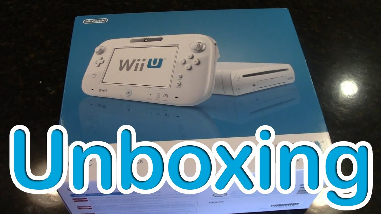 Nintendo Wii U Unboxing - YouTube