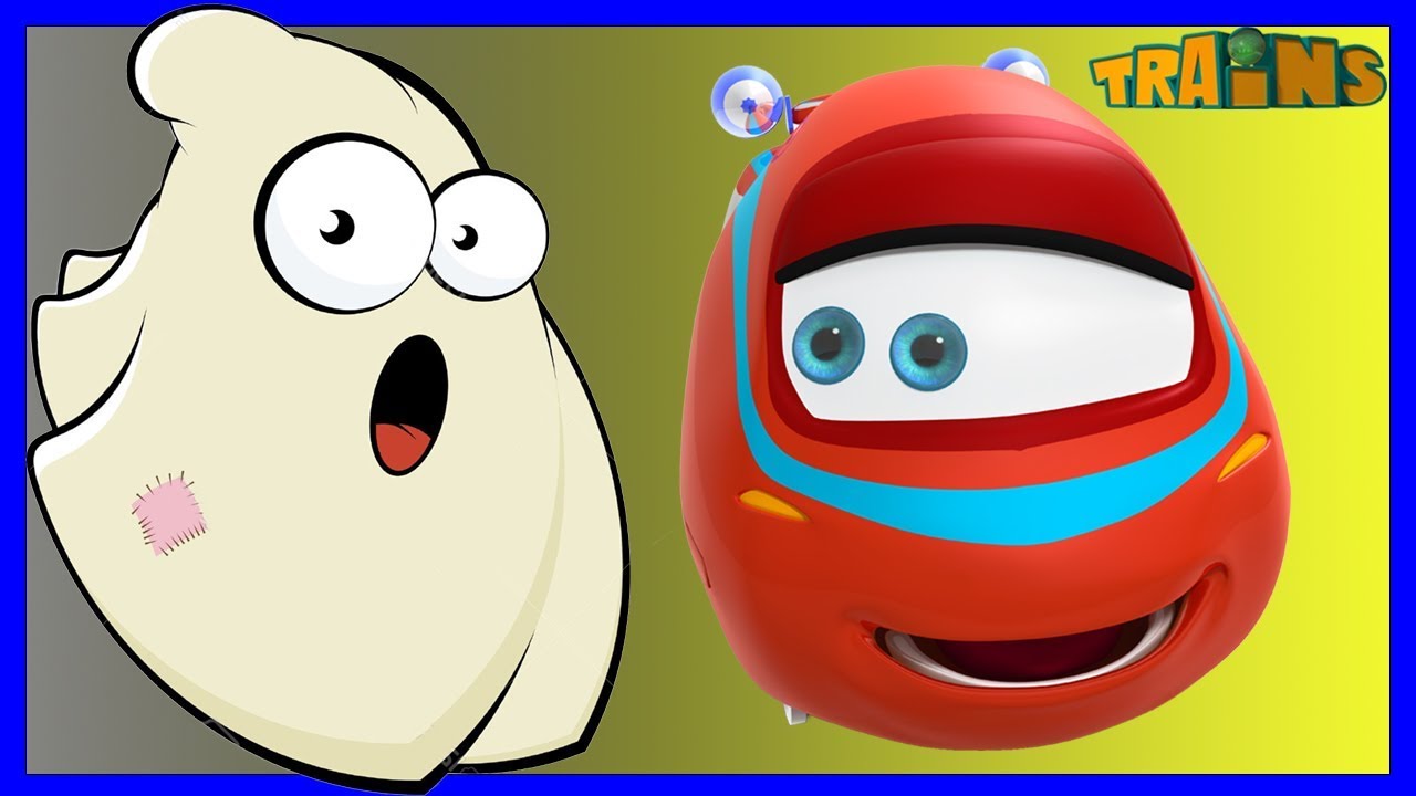 Trains - The Animated Series for Children | Scaring out a fear - YouTube