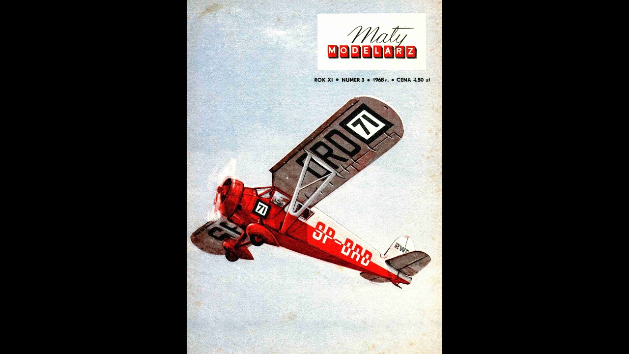 Mały Modelarz 1968 / 03 - Samolot RWD-9 - YouTube