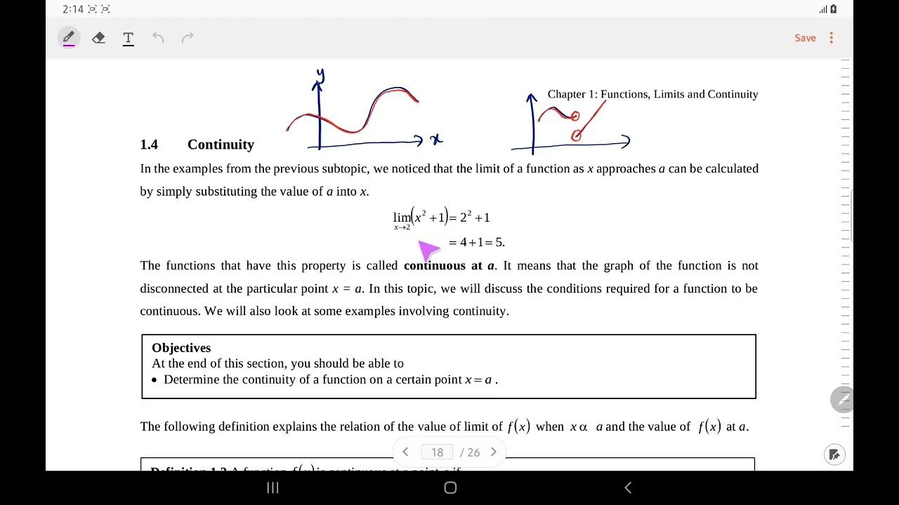 Week 3 Continuity And Limit Of Trigonometric Function Youtube