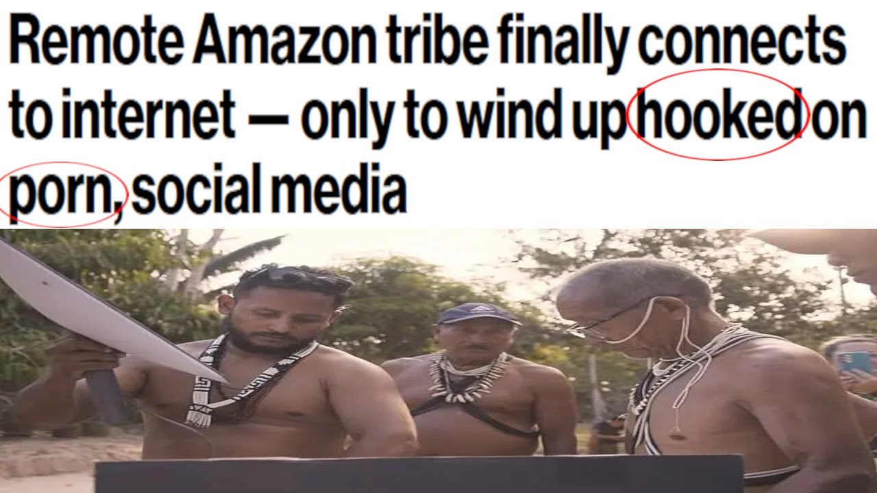 Tribe Gets Internet, Becomes Addicted To It - YouTube