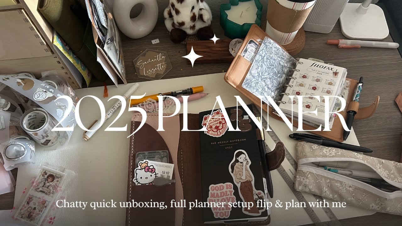 IN-DEPTH 2025 PLANNER SETUP FLIP & ALIEXPESS HAUL // PAPERTESS DESIGNS ...
