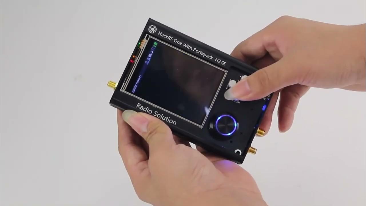 PortaPack H2 HackRF SDR Radio Transceiver Signal Controller - YouTube