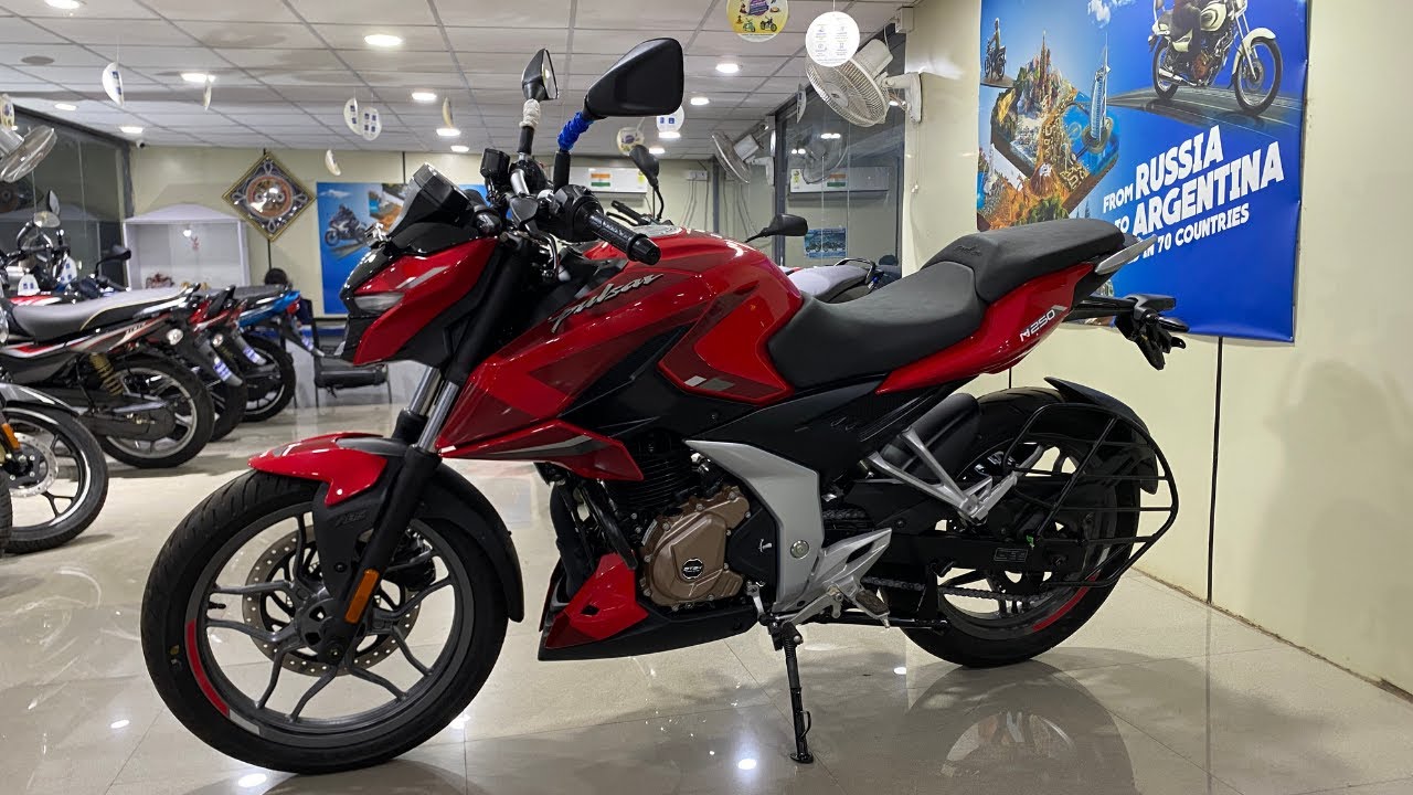 The 2022 Newest Bajaj Pulsar N250 Blazing Red - Everything You Need to ...