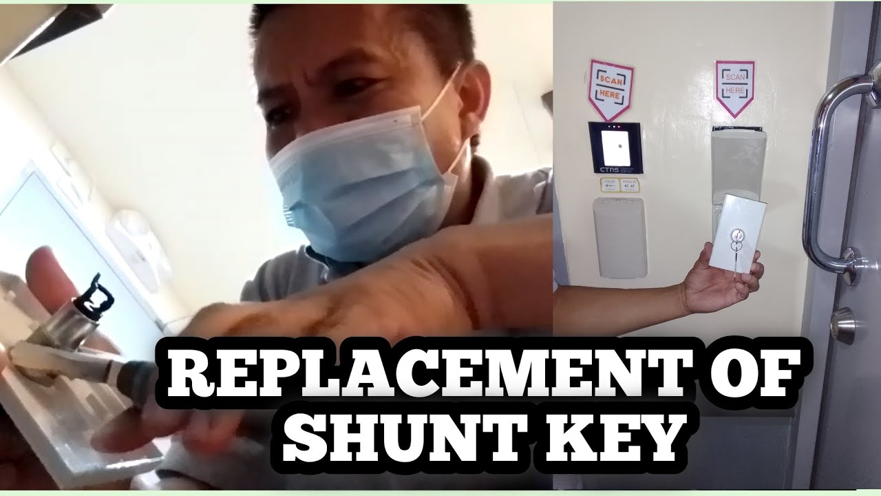 REPLACEMENT OF SHUNT KEY WITH BLANK PLATE - YouTube