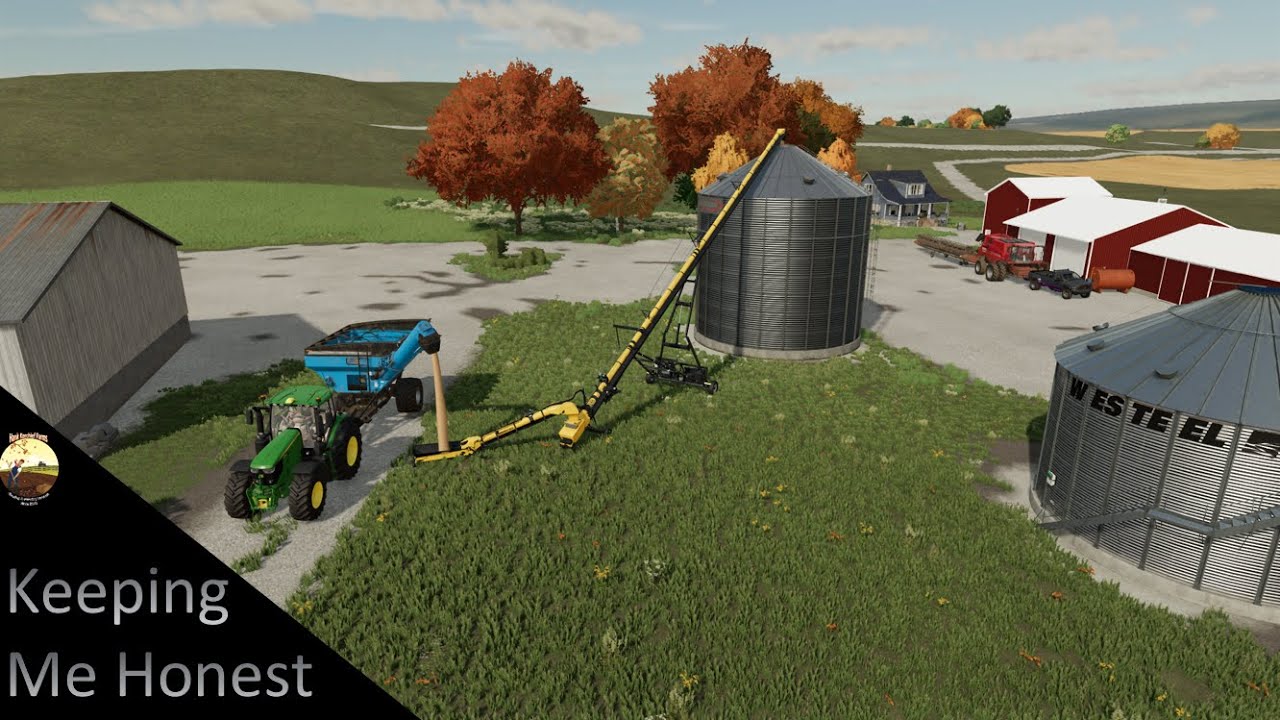 FS22 | Spring Creek | 485 acres of corn to harvest - YouTube