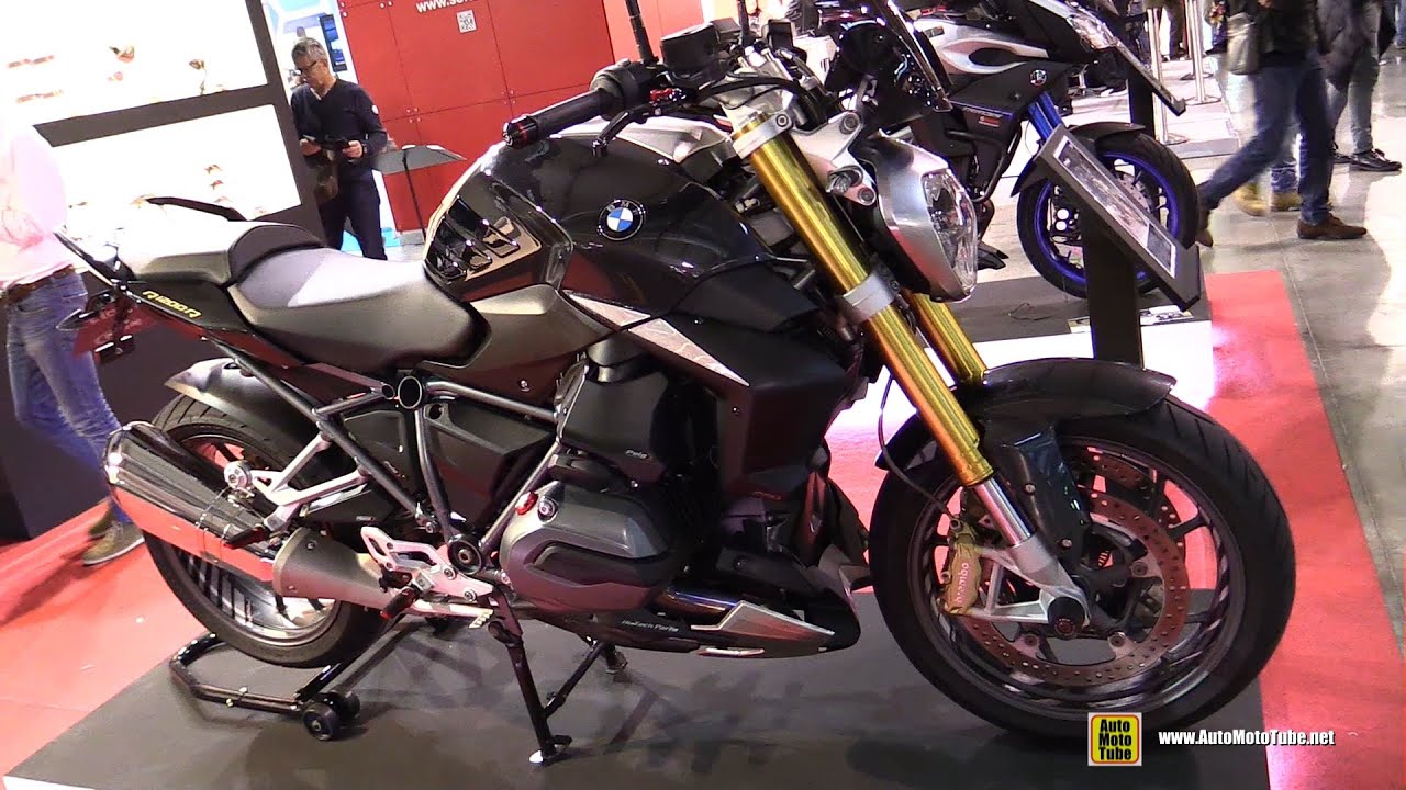 2015 BMW R1200R customized by Puig - Walkaround - 2015 EICMA Milan ...