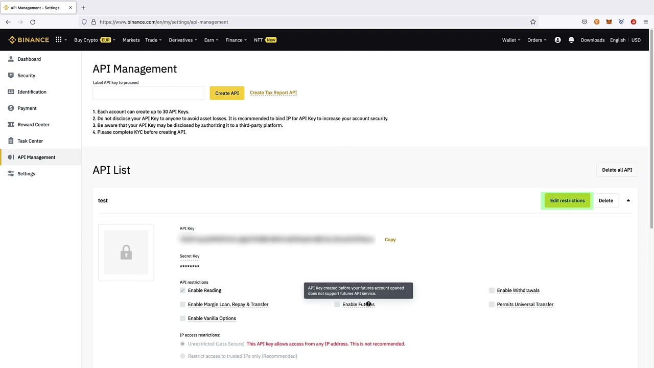Fix Expired Binance API Key How To YouTube fix-expired-binance-api-key-how-to-youtube