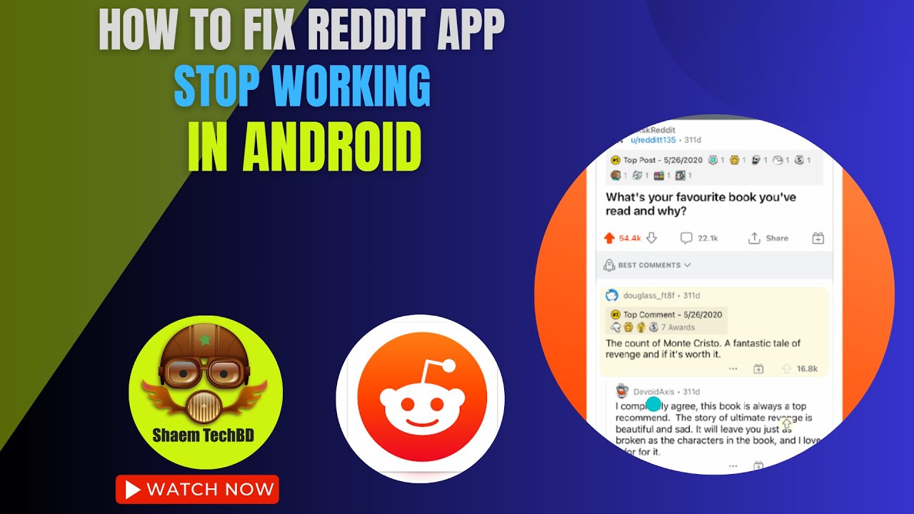 How to Fix Reddit App Stop Working in Android After New Updates - YouTube