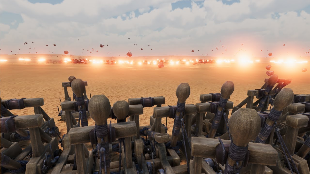 100 Missile Systems VS 4,000 Medieval Catapults | Ultimate Epic Battle ...