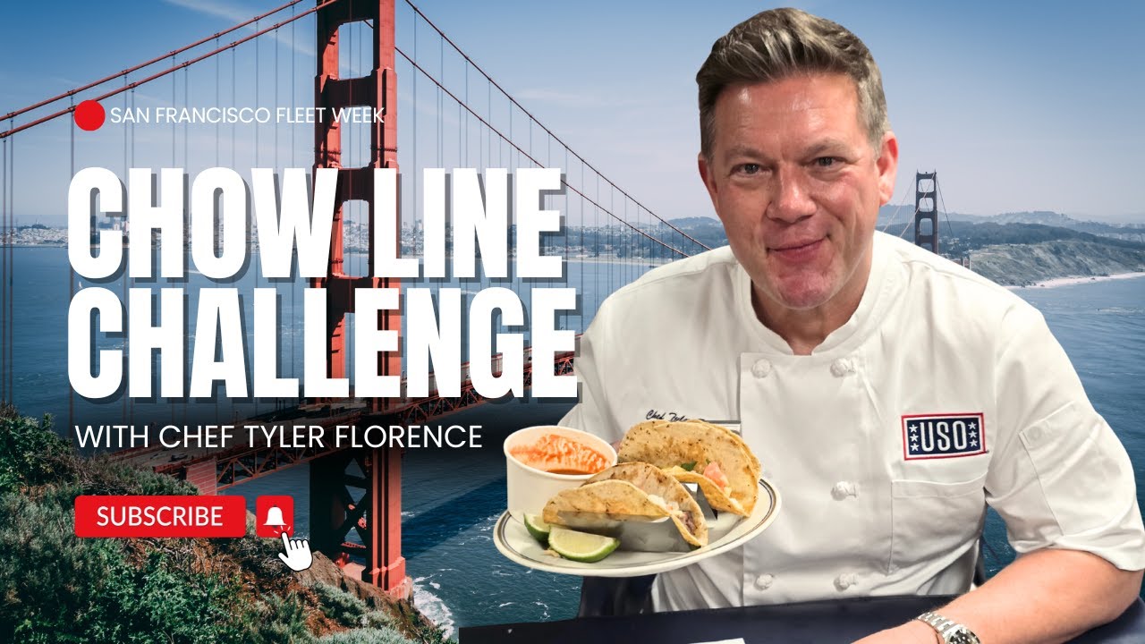 Chow Line Challenge with Chef Tyler Florence at San Francisco Fleet ...