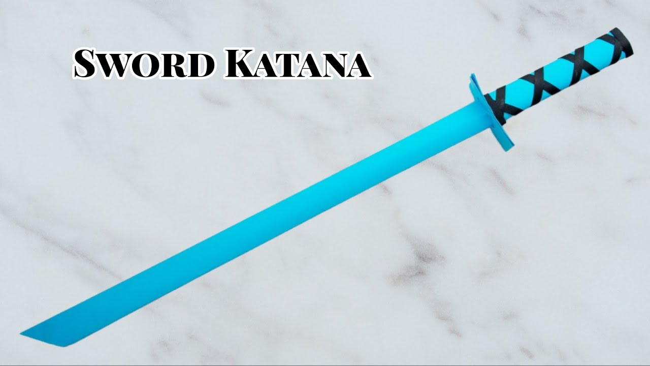 Making an origami katana sword_Easy Origami - YouTube