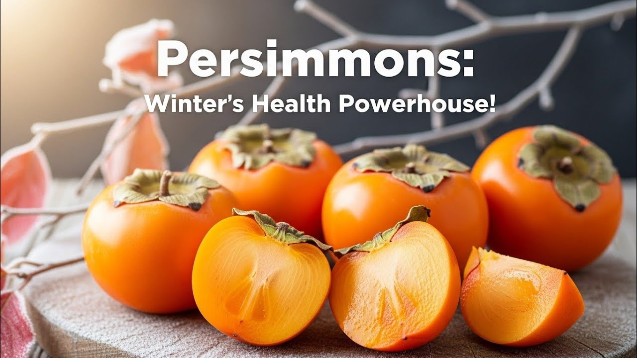 Persimmons: Winter's Health Powerhouse! - YouTube