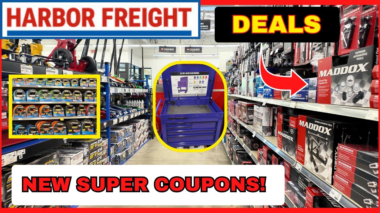 TOP Harbor Freight Super Coupon Tool Deals YOU Need To SEE! - YouTube