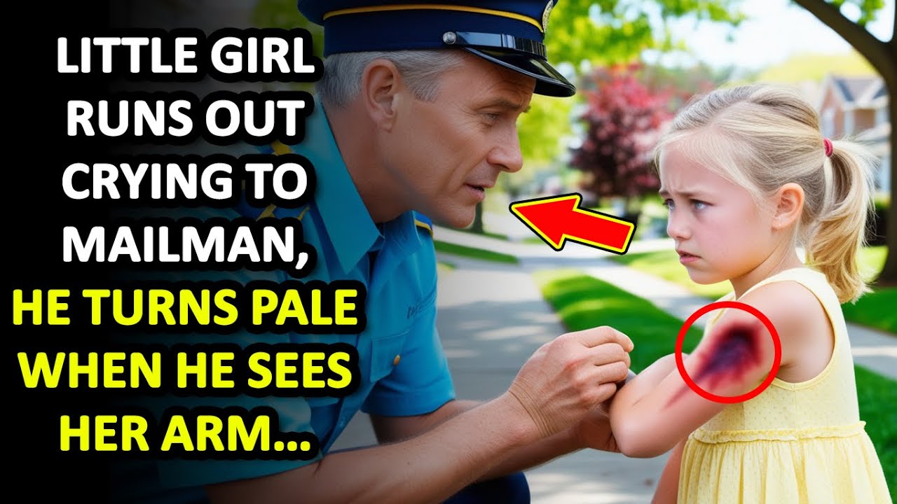Little Girl Runs Out Crying to Mailman, He Was Shocked When He Sees Her ...