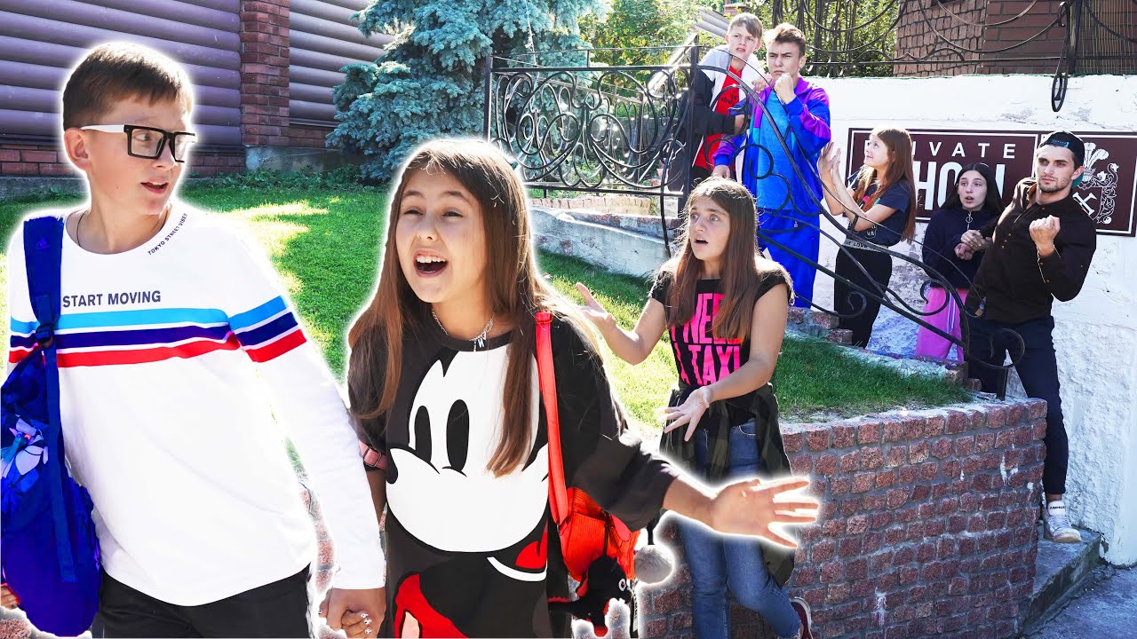 ¡Eva y Sava se escaparon de la escuela! ¡La pareja enamorada se ha ...