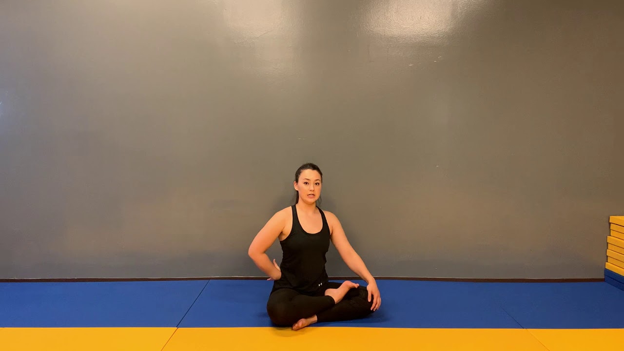 Half Lotus Rotator Cuff Stretch - YouTube