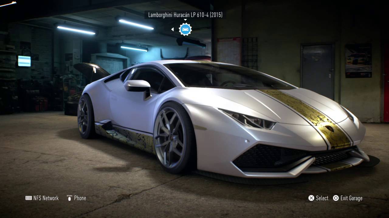 Need for speed 2015 glitch + my garage - YouTube
