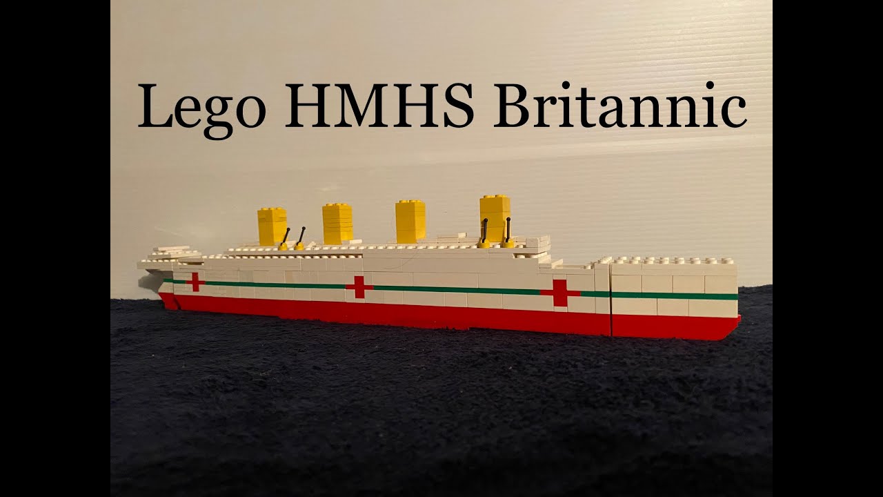 Lego HMHS Britannic work in progress - YouTube