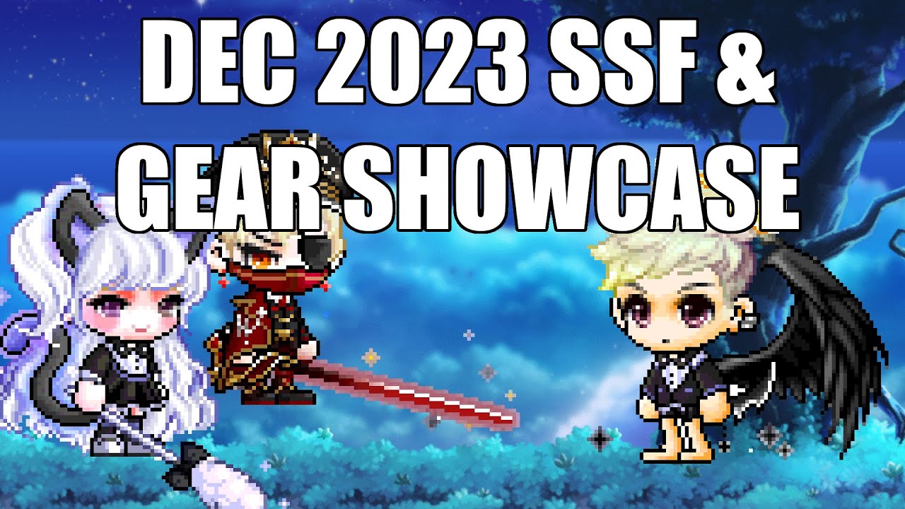 MapleStory Gear Showcase, 3 Mains (Post-Dec 2023 SSF) - YouTube
