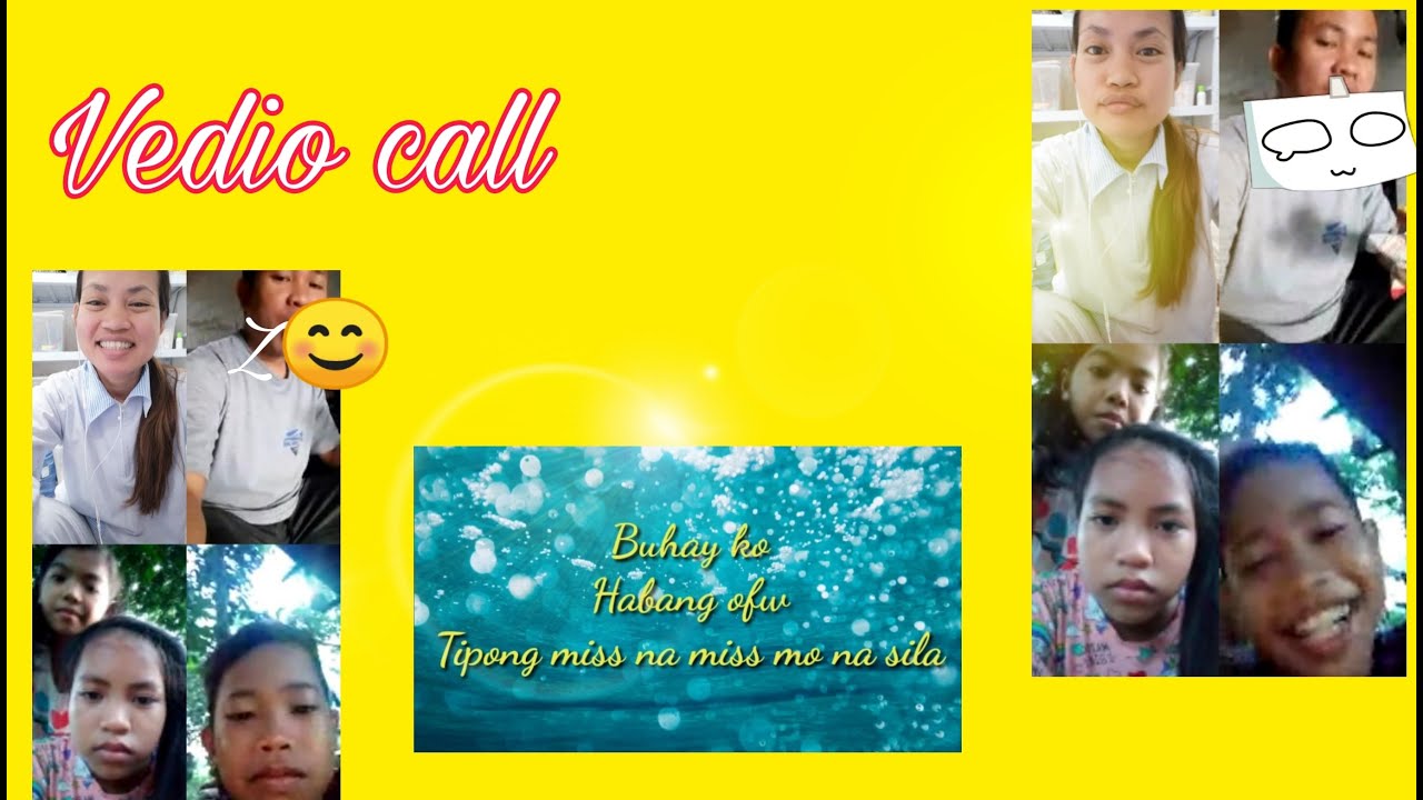 Video call with my family ofw feels/sakura - YouTube