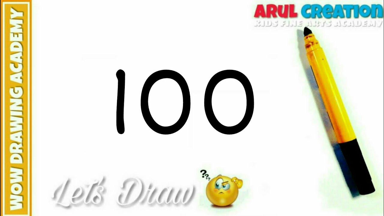 100 with How to draw a Simple Scenery | Landscape Drawing - YouTube