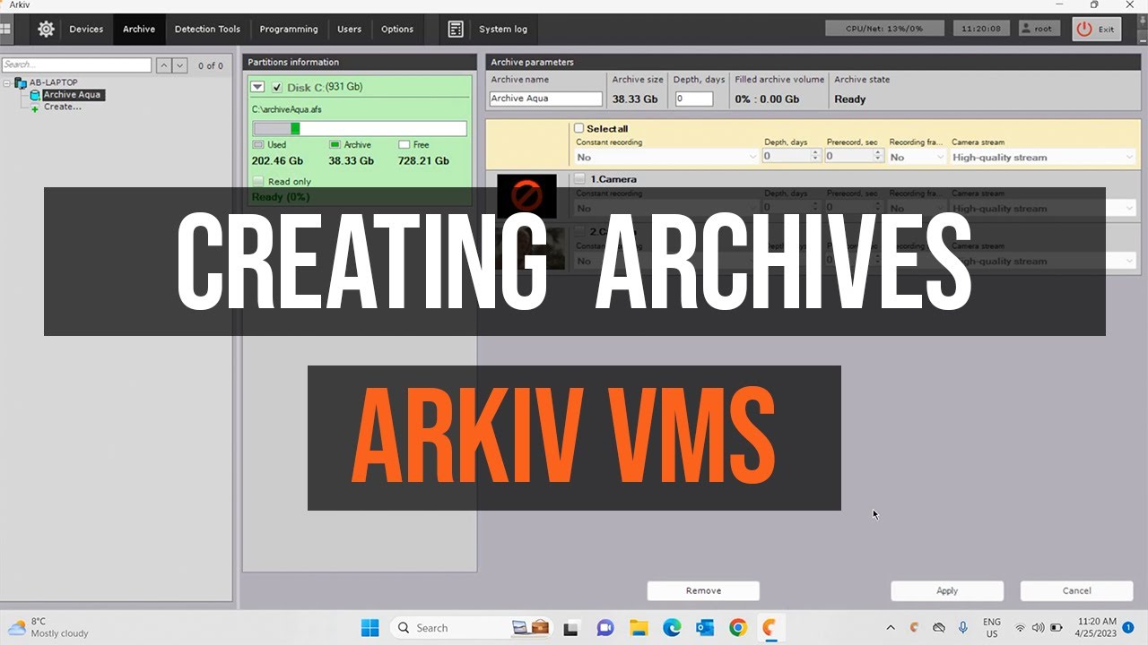 Creating and Configuring Archives in Arkiv VMS - YouTube