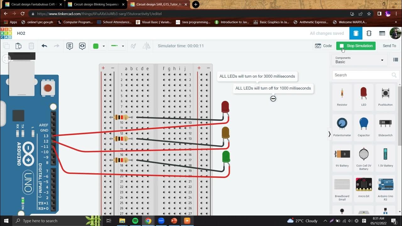 HO2 - LEDs Blinking Simultaneously - YouTube