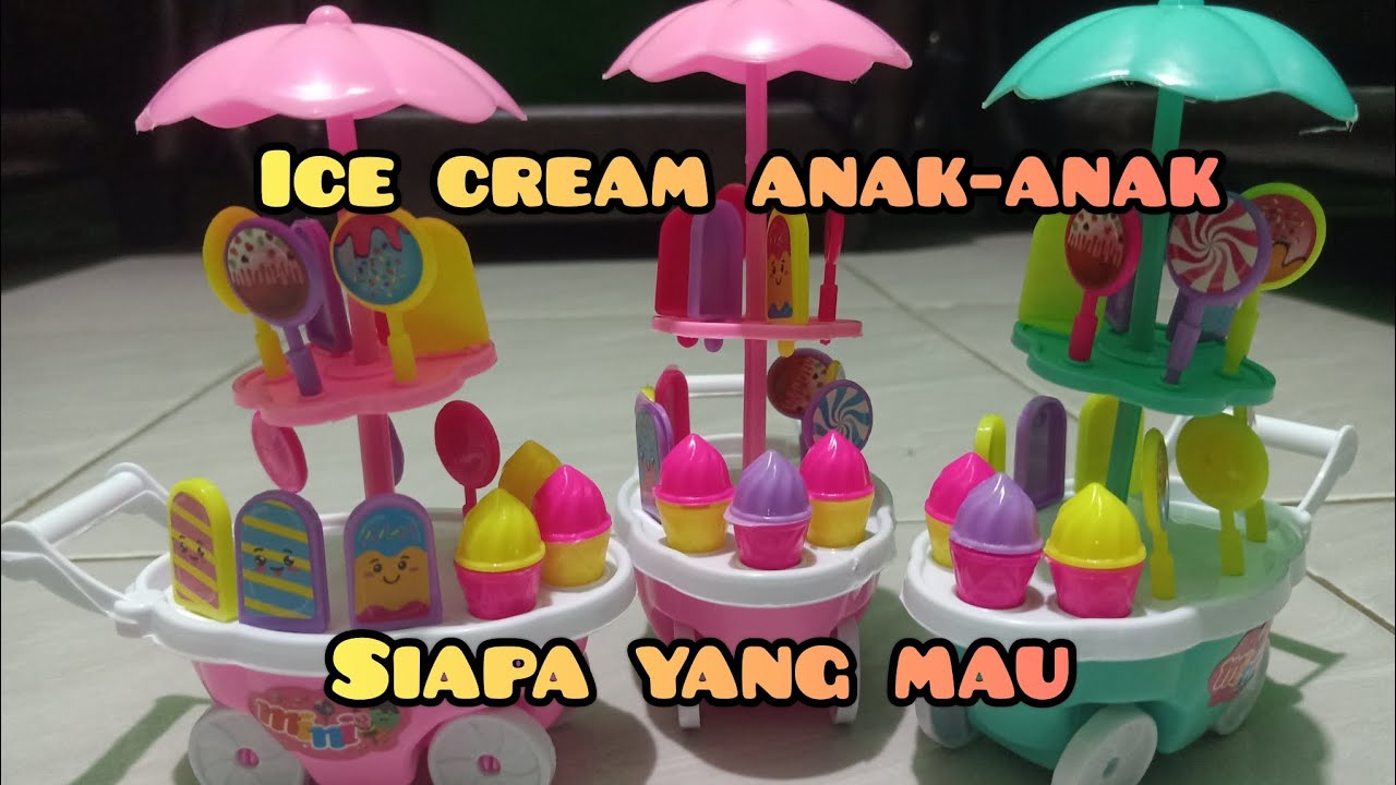mainan ice cream anak| jualan ice cream anak-anak - YouTube