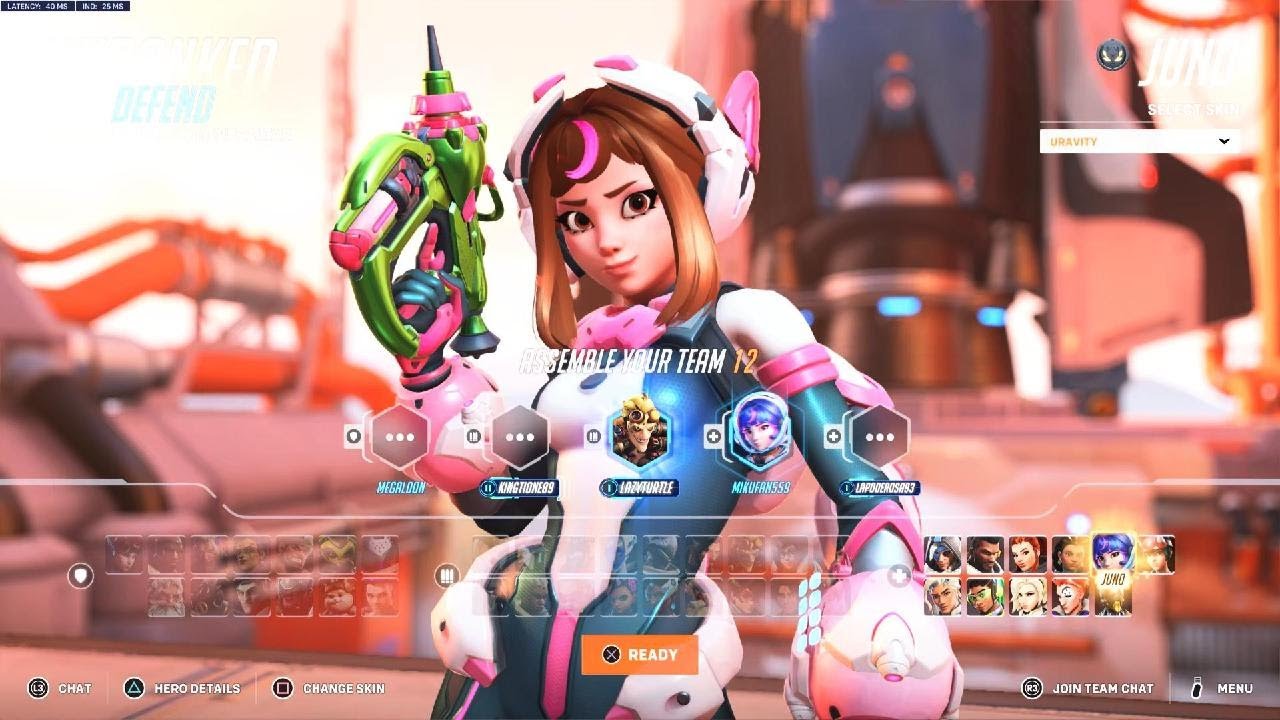 Juno Gameplay with PERKS! Overwatch 2 - YouTube