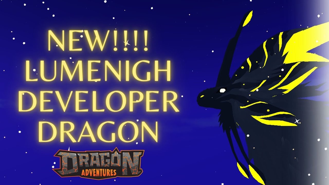 NEW!!!! Lumenigh Developer Dragon -Dragon Adventures- ROBLOX - YouTube