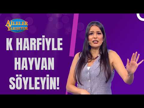 K Harfiyle Hayvan Bulmak Zor Mu? | Aileler Yarışıyor